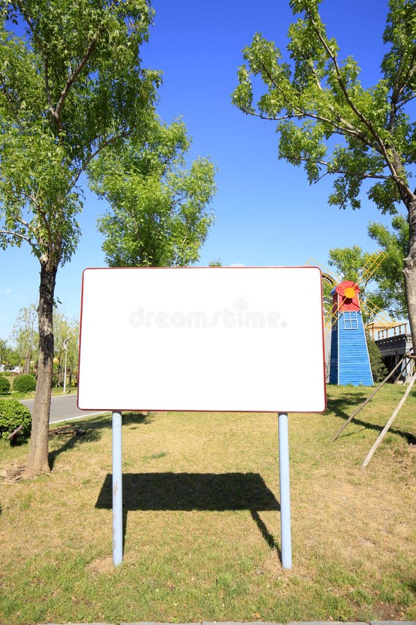 The blank signs stock image. Image of billboard, environment - 174054127