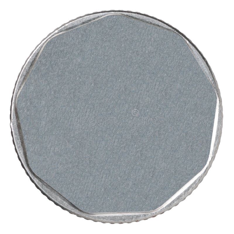 Blank silver coin stock image. Image of banking, empty - 88776031