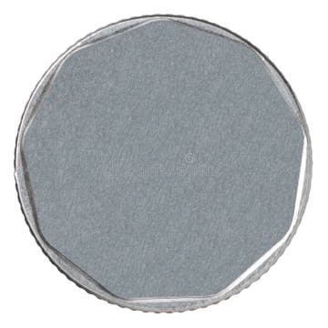 Blank silver coin stock image. Image of banking, empty - 88776031