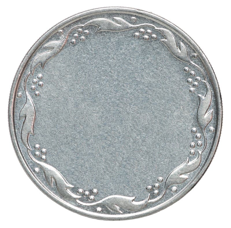 Blank silver coin stock photo. Image of coin, money, ruble - 49652088