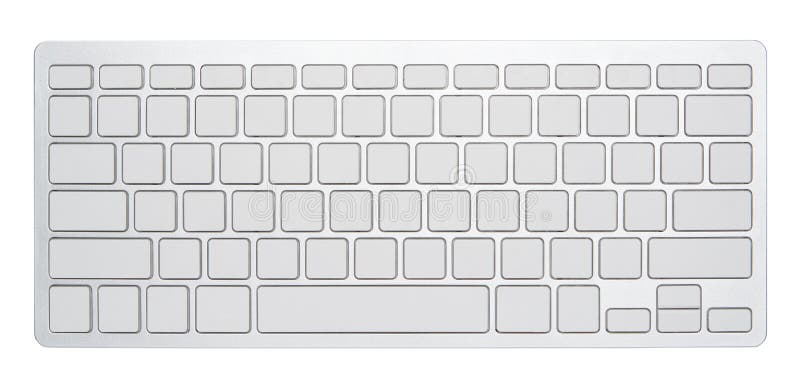 Blank Computer Key On White Stock Image - Image of concept, internet ...