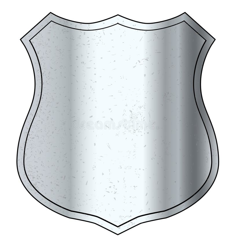 Empty Blank Shield stock vector. Illustration of customize - 20676216