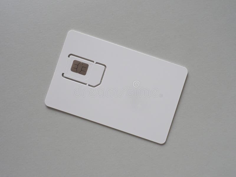 Blank sim card stock photo. Image of copy, micro, card - 287643768
