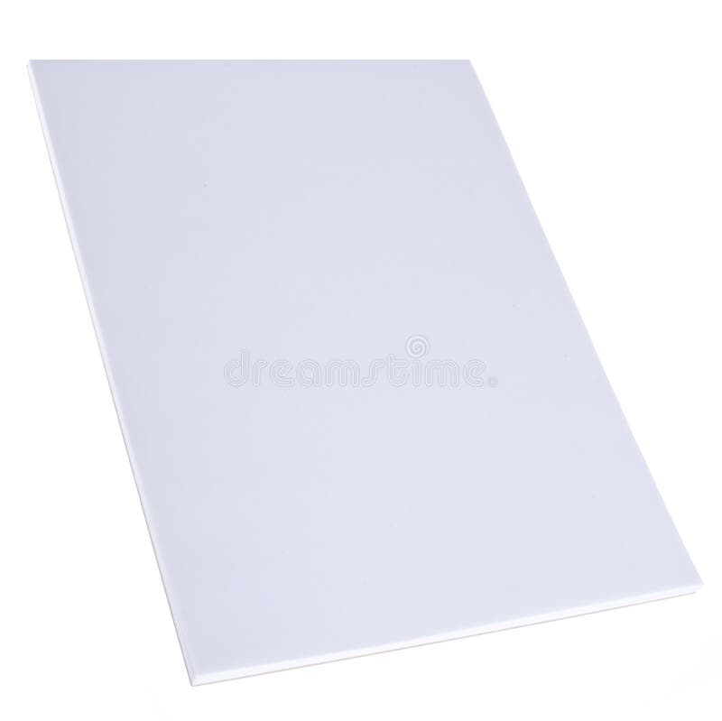 Blank Sketch Pad stock image. Image of studio, isolated - 15268851
