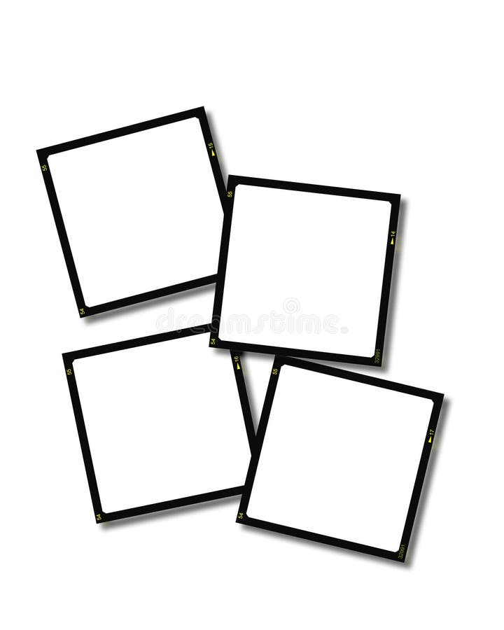 Blank Slides - 35mm stock illustration. Illustration of negative - 142509