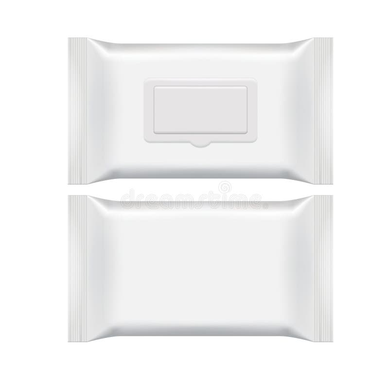 Blank Snack Packaging Mockup. Vector Stock Vector - Illustration of ...