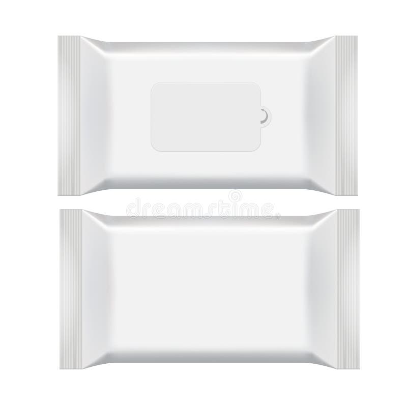 Blank Snack Packaging Mockup. Vector Stock Vector - Illustration of ...