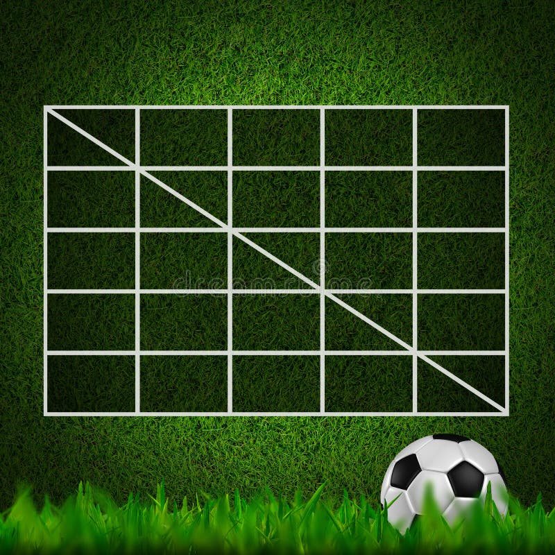 Blank Soccer ( Football ) Table Score Stock Illustration - Illustration ...