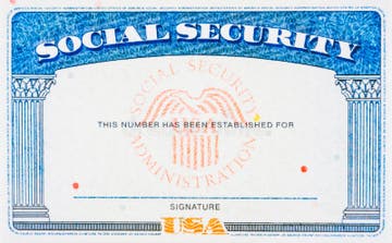 Blank social security card editorial image. Image of program - 213268865