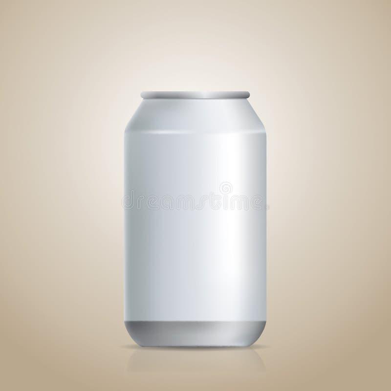 Blank Soda Can. Vector Illustration Decorative Design Stock ...