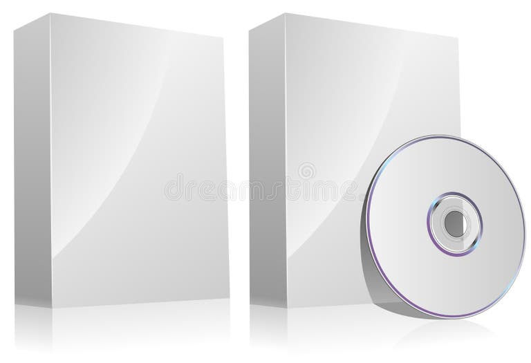 Blank software box stock vector. Illustration of advertise - 13015579