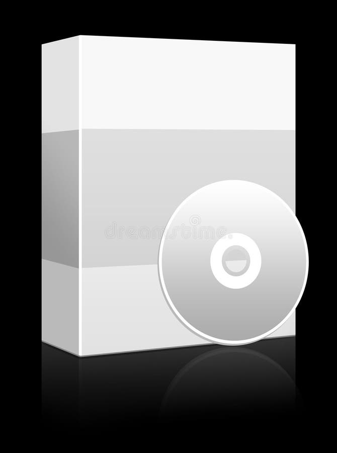 Blank software box stock illustration. Illustration of catalog - 2393836