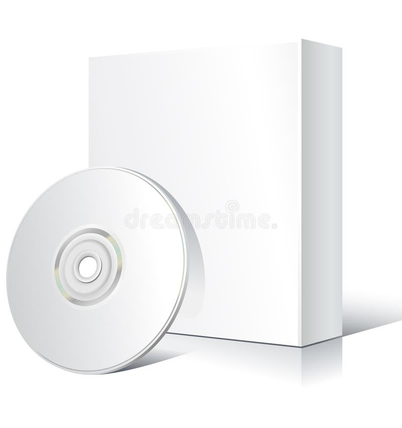 Blank software box stock vector. Illustration of empty - 9951565