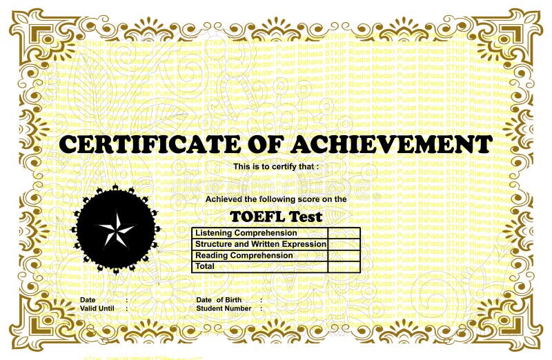 Blank Space Certificate Design Template Stock Illustration ...