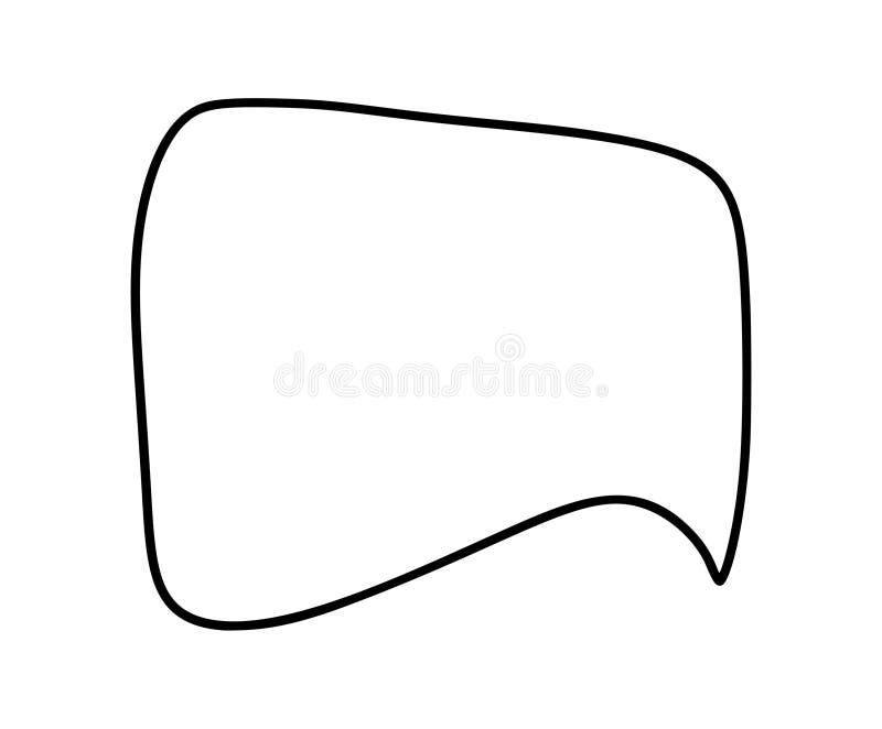 Blank Speech Bubble Vector Ideal for Creating Dialogue, Cartoon ...