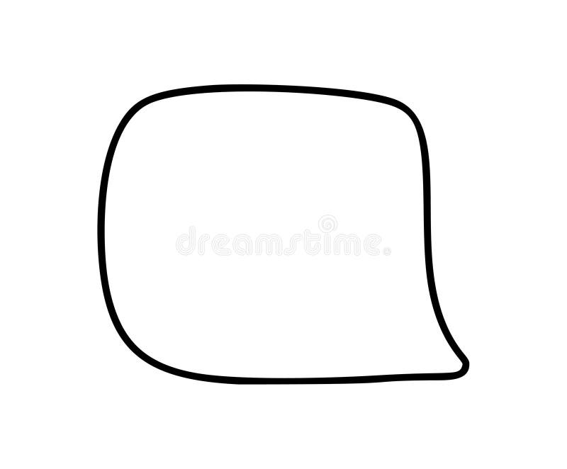 Blank Speech Bubble Vector Ideal for Creating Dialogue, Questions, or ...