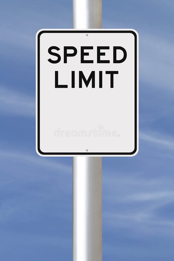 Blank Speed Limit Sign stock image. Image of warning - 37631715