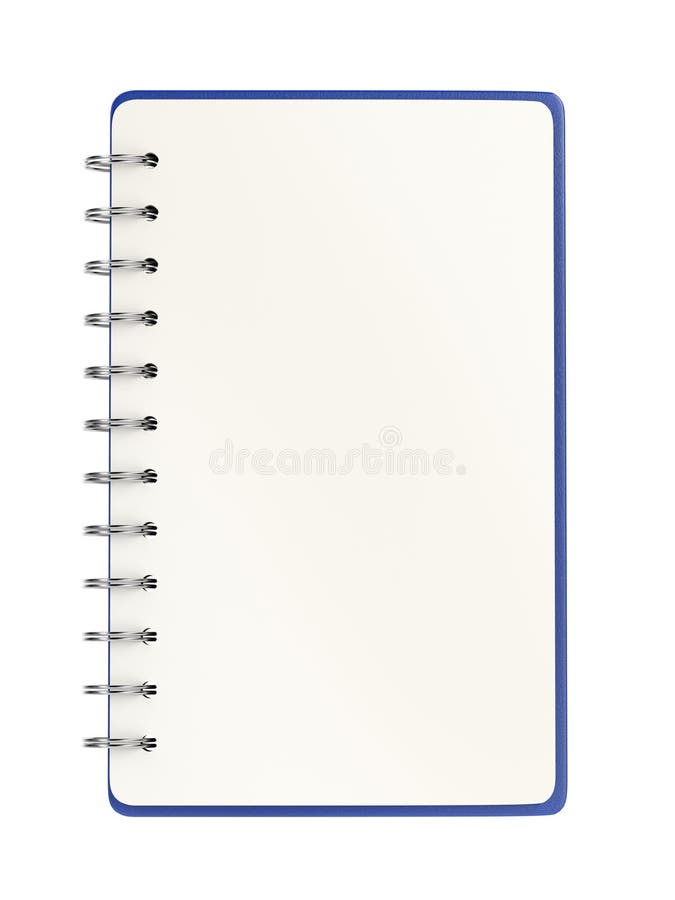 Blank Spiral Notebook on Cork Board Stock Vector - Illustration of ...