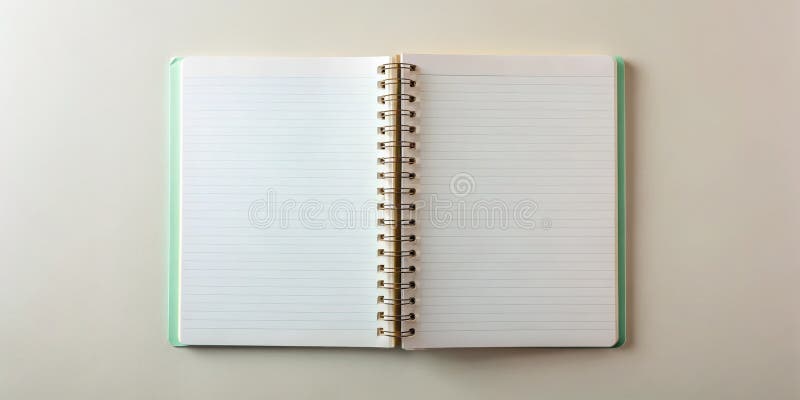 Blank Spiral Notebook Mockup Showcase Your Designs on a Stylish ...