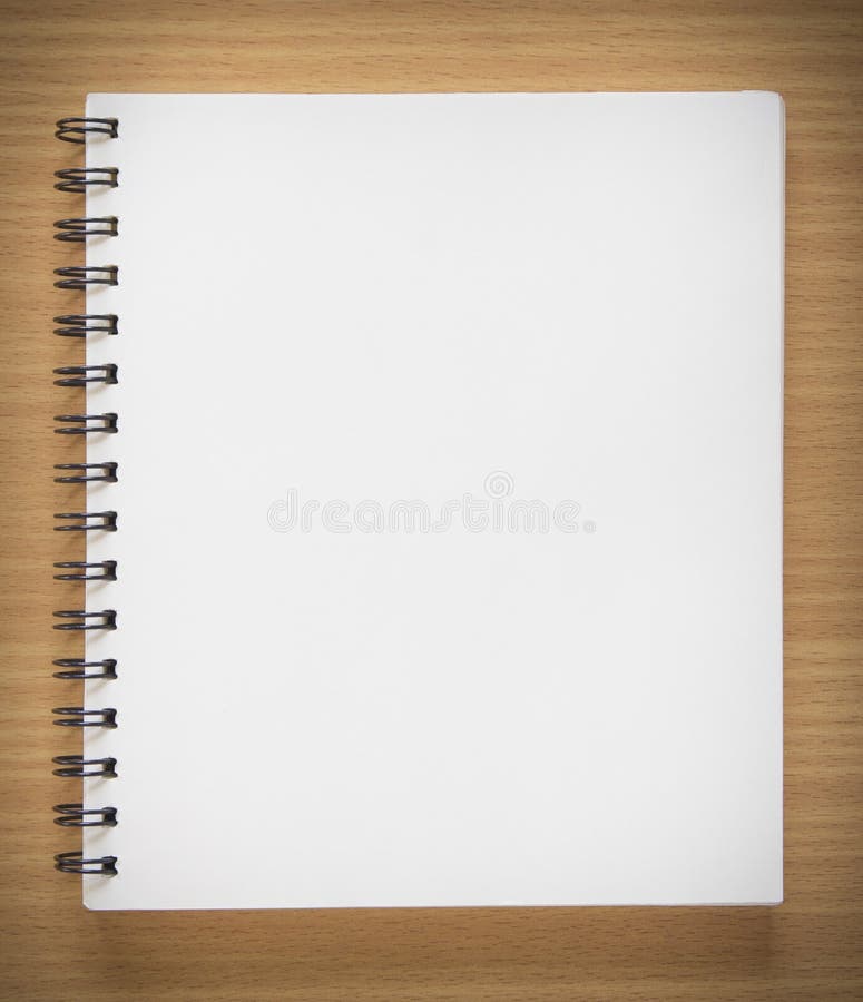 Blank notebook sheet stock photo. Image of memory, notes - 577848