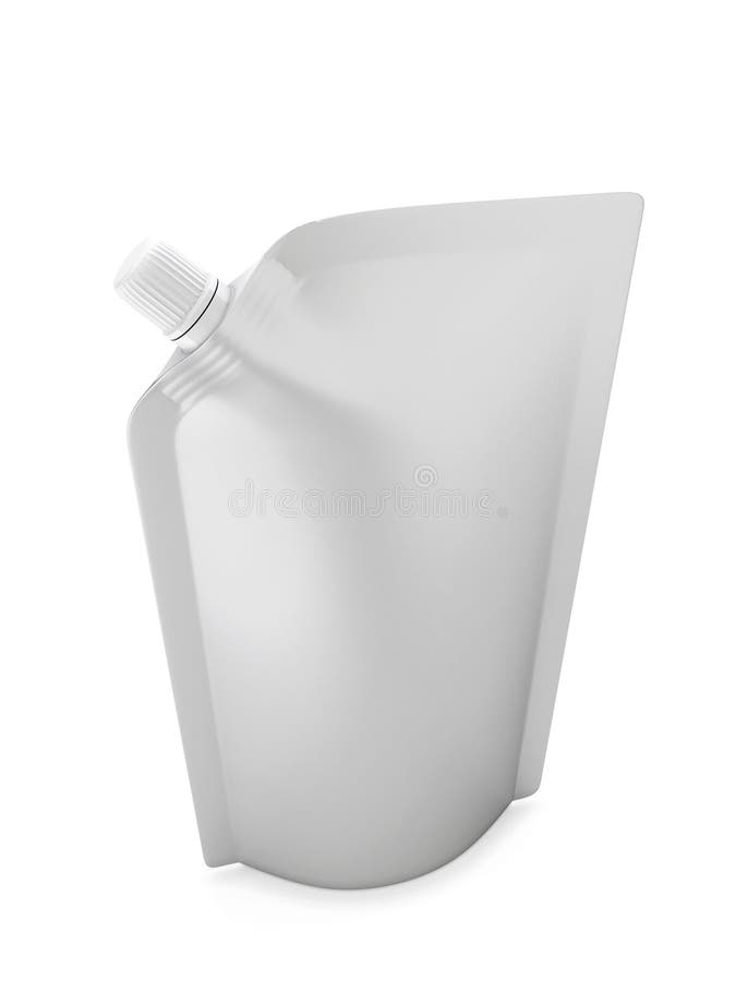 Blank Spout Pouch with Cap or Doy Pack Stock Illustration ...