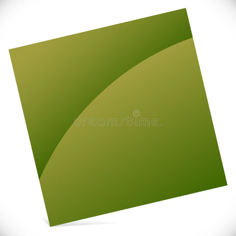 Blank Square with Gloss Effect - Tilted Square Icon Stock Vector ...