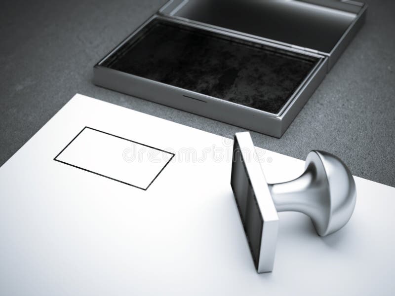 Blank square metal stamp stock image. Image of paper - 52388067