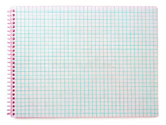 Blank Squared Notebook Paper Sheet a Versatile Design Element for ...