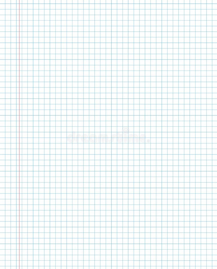 Blank Squared Paper Texture from a Notepad. Stock Illustration ...