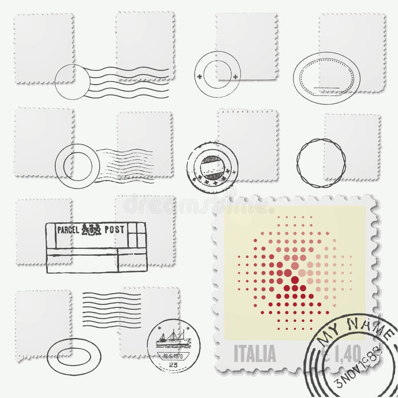Postage Stamp Edges Stock Illustrations – 58 Postage Stamp Edges Stock ...