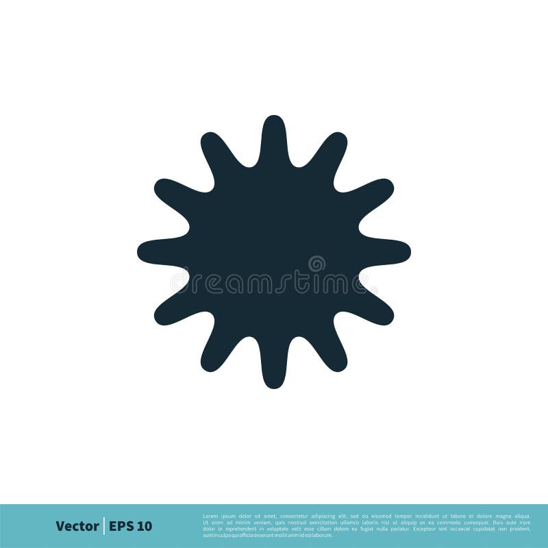 Blank Star Frame Icon Vector Logo Template Illustration Design. Vector ...