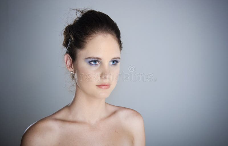 Blank stare stock photo. Image of legs, young, portrait - 13337240