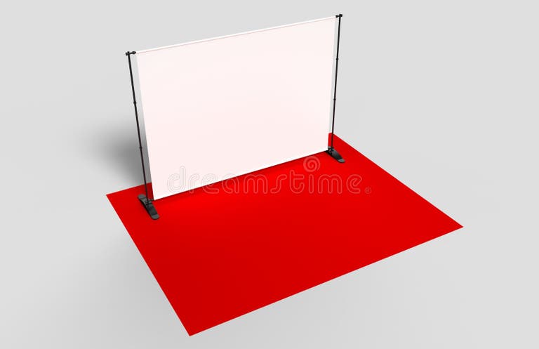 Blank Step Repeat Telescoping Backdrop Banner Stock Illustrations – 20 ...