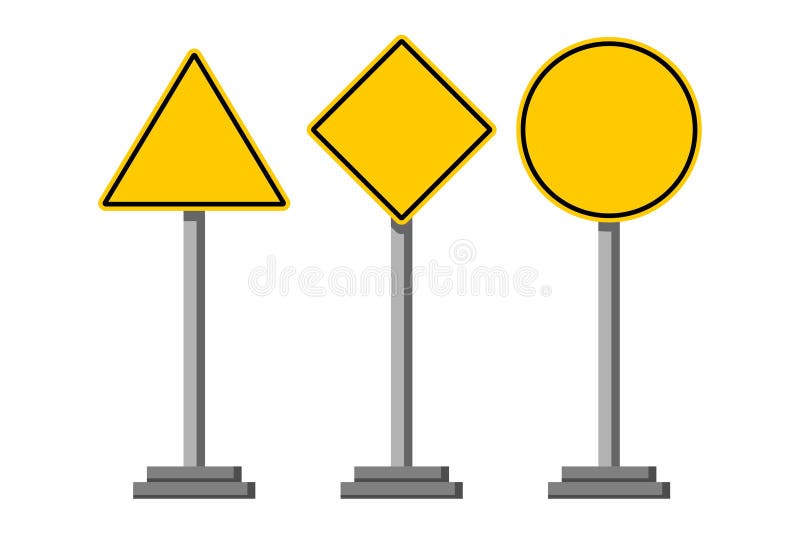 Blank Sticker Sign Mockup – Empty Customizable Vector Template ...