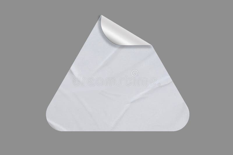 Blank Sticker Texture Design for Mockup Template Stock Illustration ...