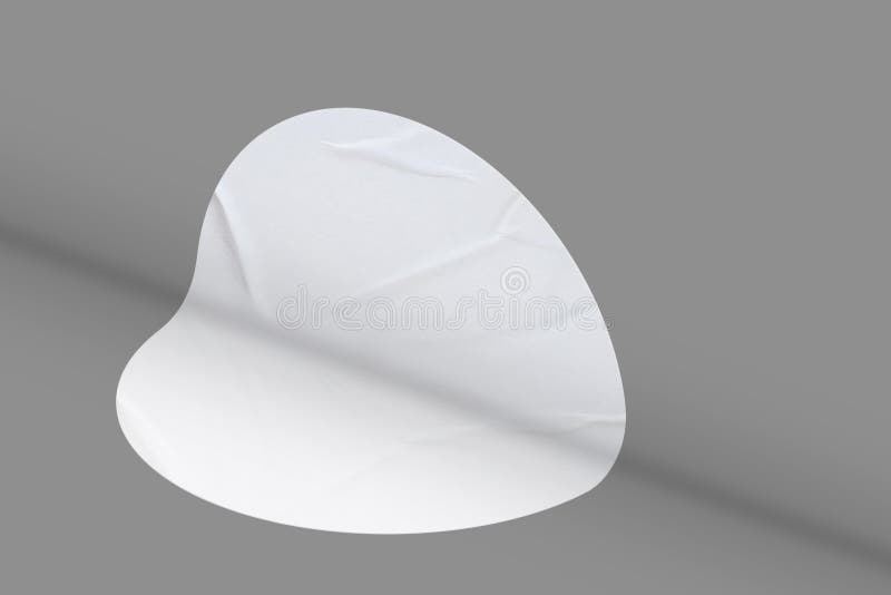 Blank Sticker Texture Design for Mockup Template Stock Illustration ...