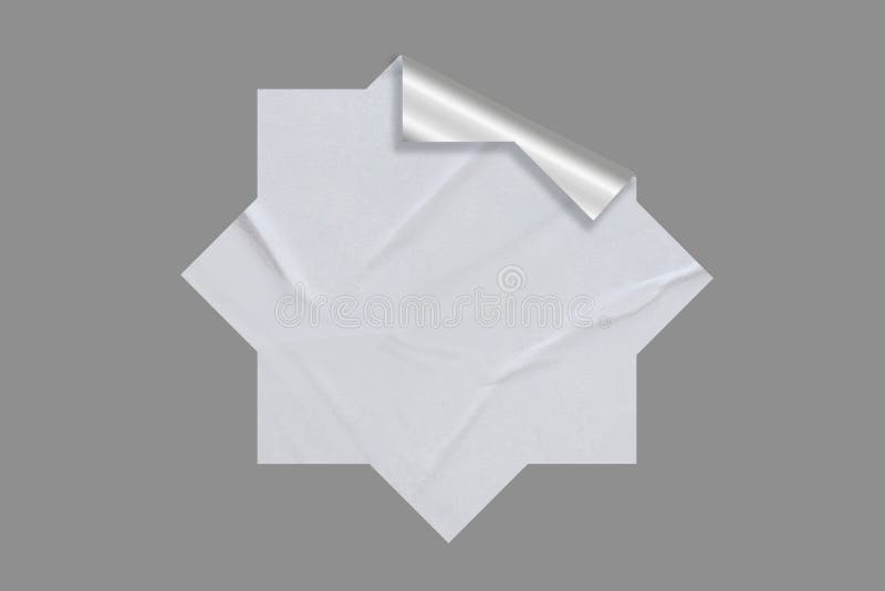 Blank Sticker Texture Design for Mockup Template Stock Illustration ...