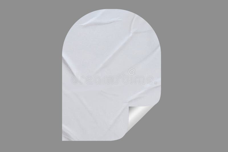 Blank Sticker Texture Design for Mockup Template Stock Illustration ...