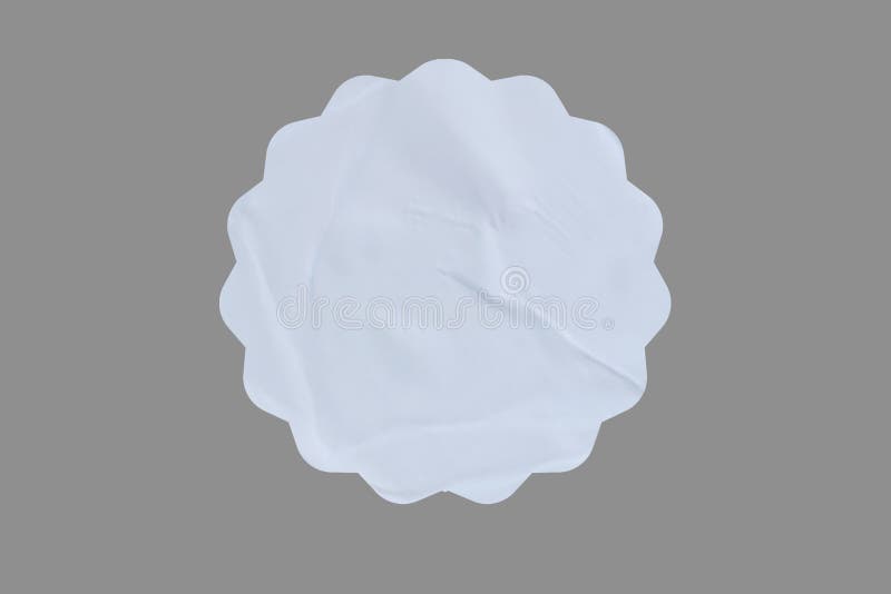 Blank Sticker Texture Design for Mockup Template Stock Illustration ...
