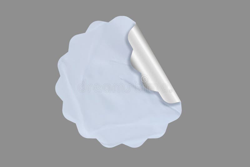 Blank Sticker Texture Design for Mockup Template Stock Illustration ...
