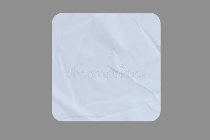 Blank Sticker Texture Design for Mockup Template Stock Illustration ...