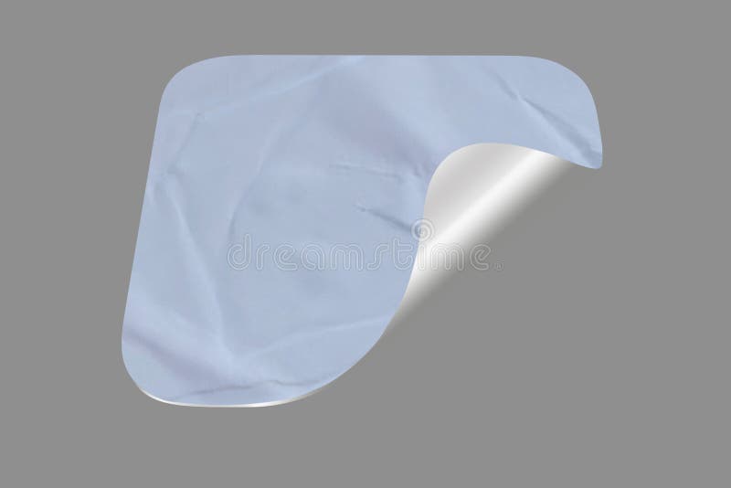 Blank Sticker Texture Design for Mockup Template Stock Illustration ...