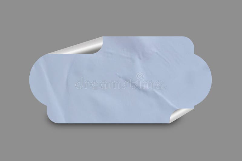 Blank Sticker Texture Design for Mockup Template Stock Illustration ...