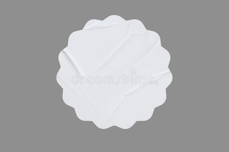 Blank Sticker Texture Design for Mockup Template Stock Illustration ...