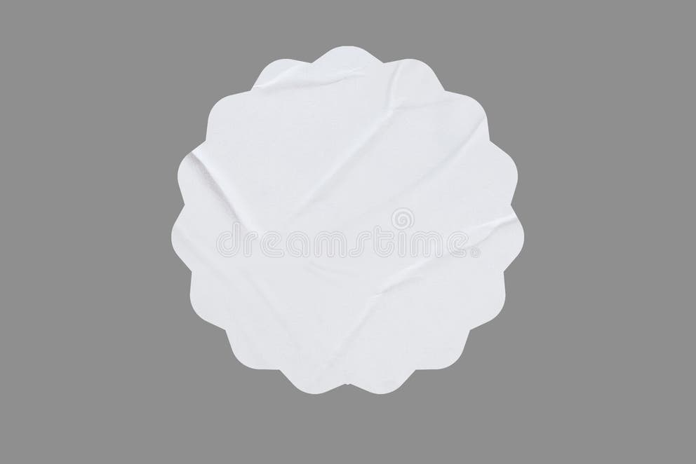 Blank Sticker Texture Design for Mockup Template Stock Illustration ...