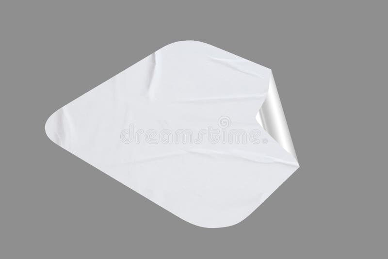 Blank Sticker Texture Design for Mockup Template Stock Illustration ...