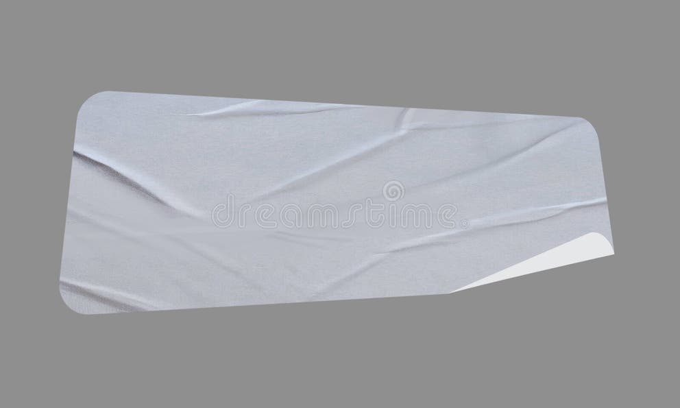 Blank Sticker Texture Design for Mockup Template Stock Illustration ...