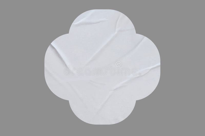 Blank Sticker Texture Design for Mockup Template Stock Illustration ...