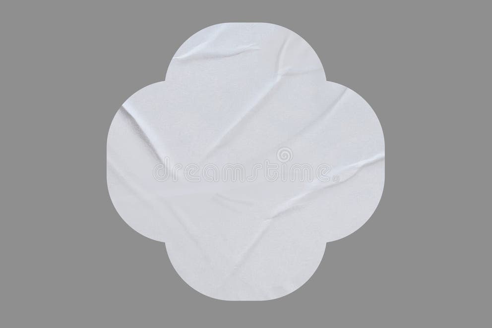 Blank Sticker Texture Design for Mockup Template Stock Illustration ...