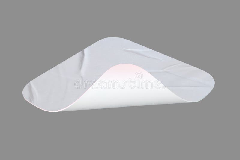 Blank Sticker Texture Design for Mockup Template Stock Illustration ...